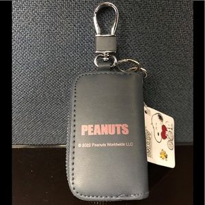 Accessories | Snoopy Double Fastener Key Case Blue | Poshmark